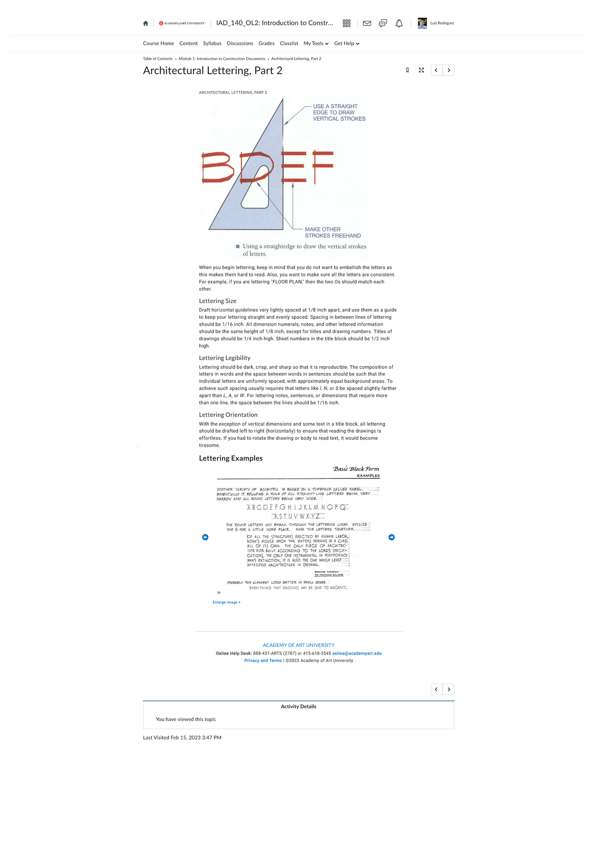 IAD_140_OL2: Architectural Lettering Guidelines for Construction Docs ...