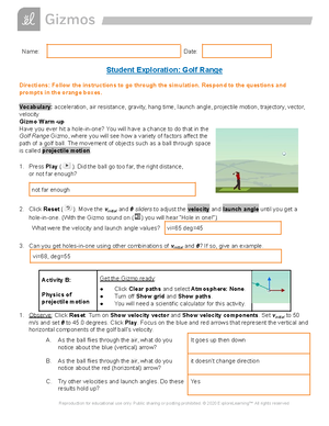 William Hoagland - Bryant Ramp Gizmo - Name: Date: Student Exploration ...