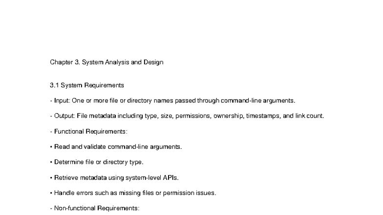 Chapters 3 to 7: System Analysis and Design Overview - Studocu