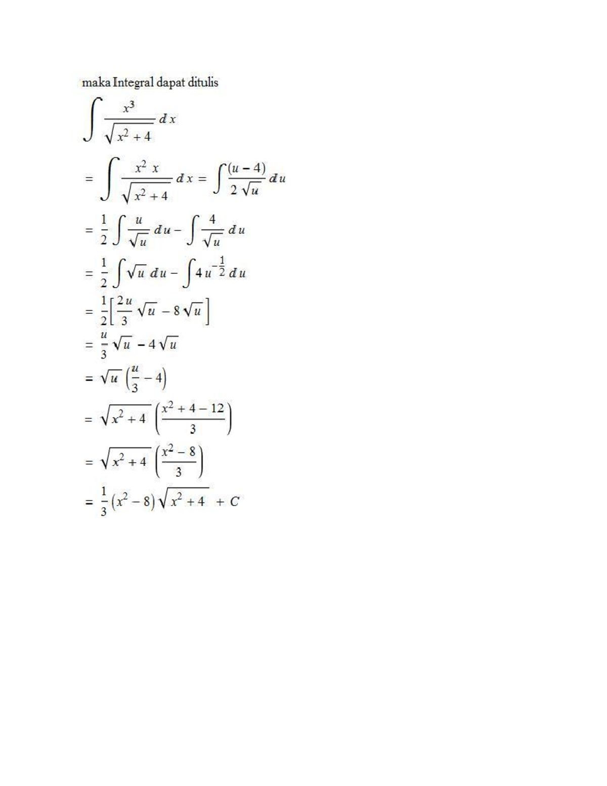 Integral - Pengantar Geofisika - Studocu
