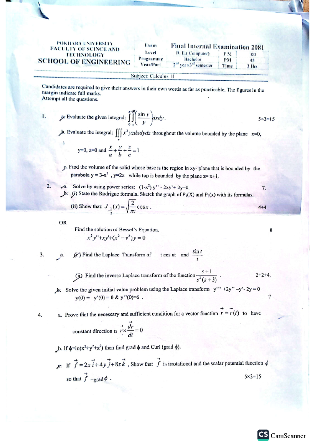 Pre university papers merged - Probability and Statistics - CamScanner ...
