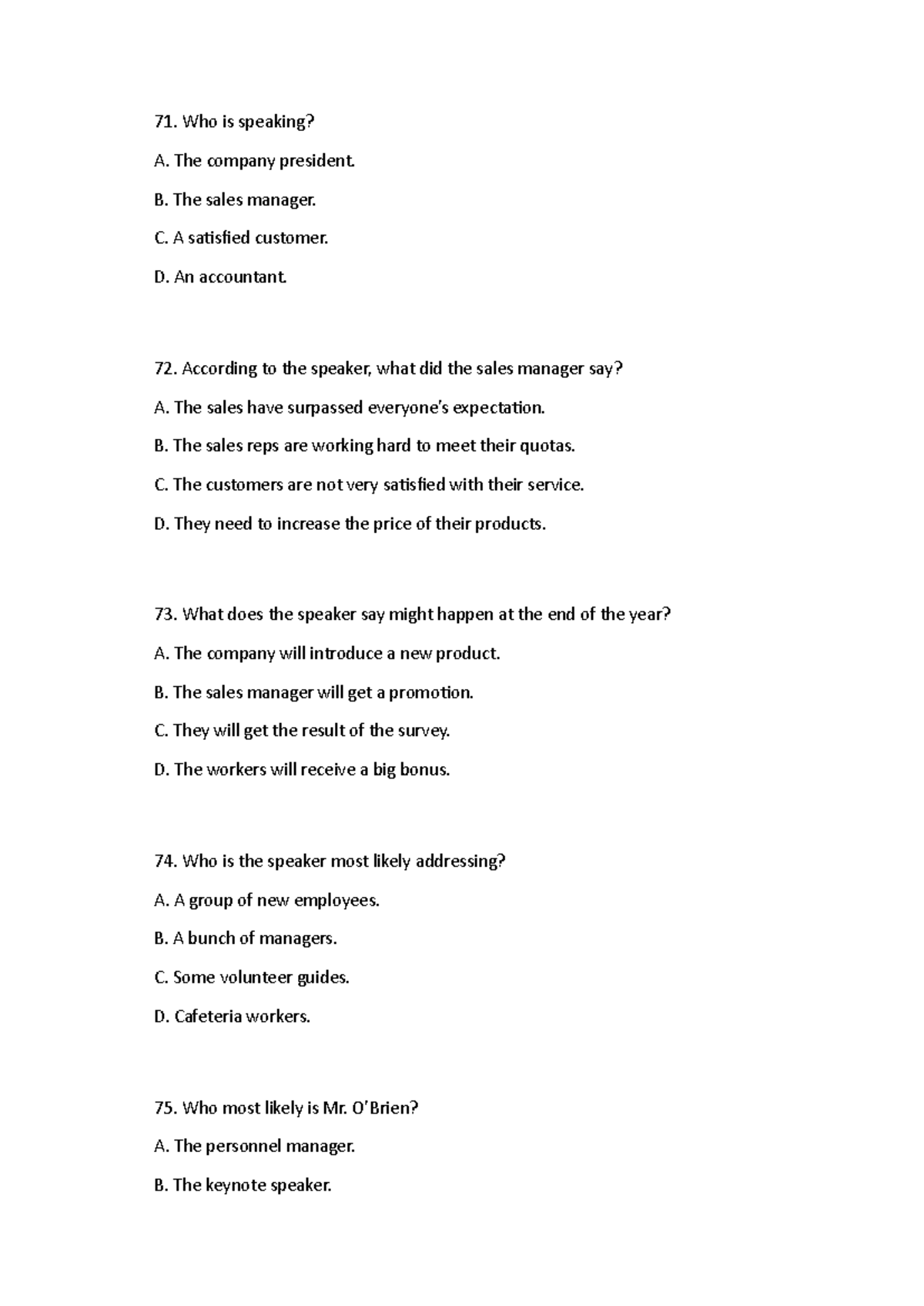 Listen 14: Speaker Insights and Audience Engagement - Studocu