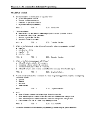 Financial Markets Test Bank With Answers - TEST BANK Chapter 1 ...