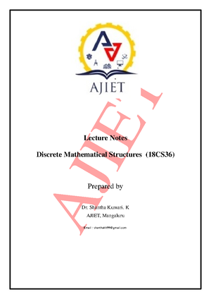DMS Solved Paper Jan 2021 - Discrete Mathematical Structures - Studocu