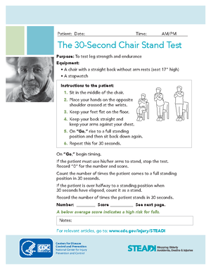 Measuring Orthostatic BP - Patient: Date: Time: AM/PM Measuring ...