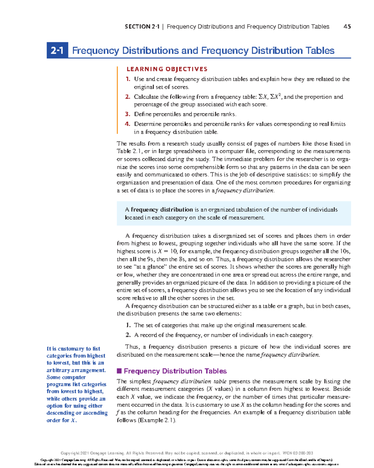 Frequency Distributions and Frequency Distribution Tables for ...