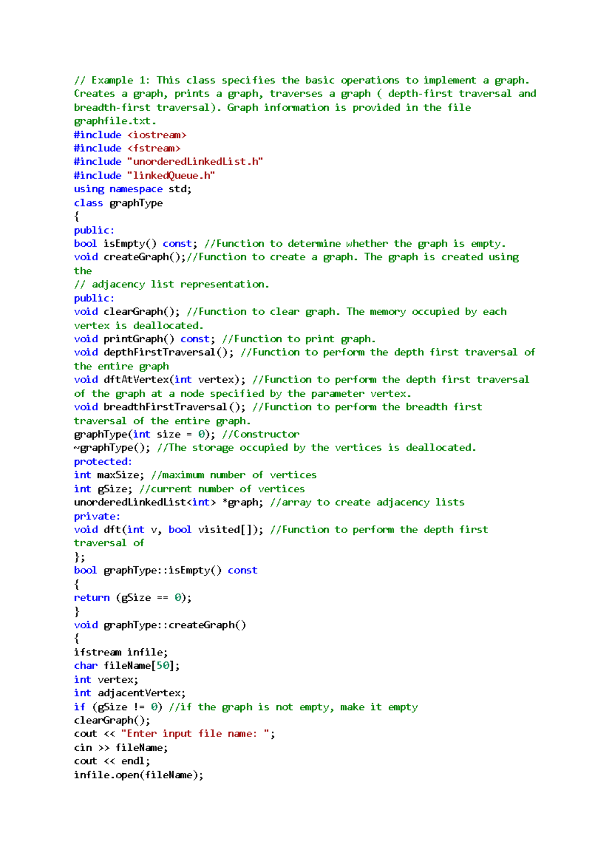 DSC-Module 5: Graph Operations and Traversals Implementation - Studocu
