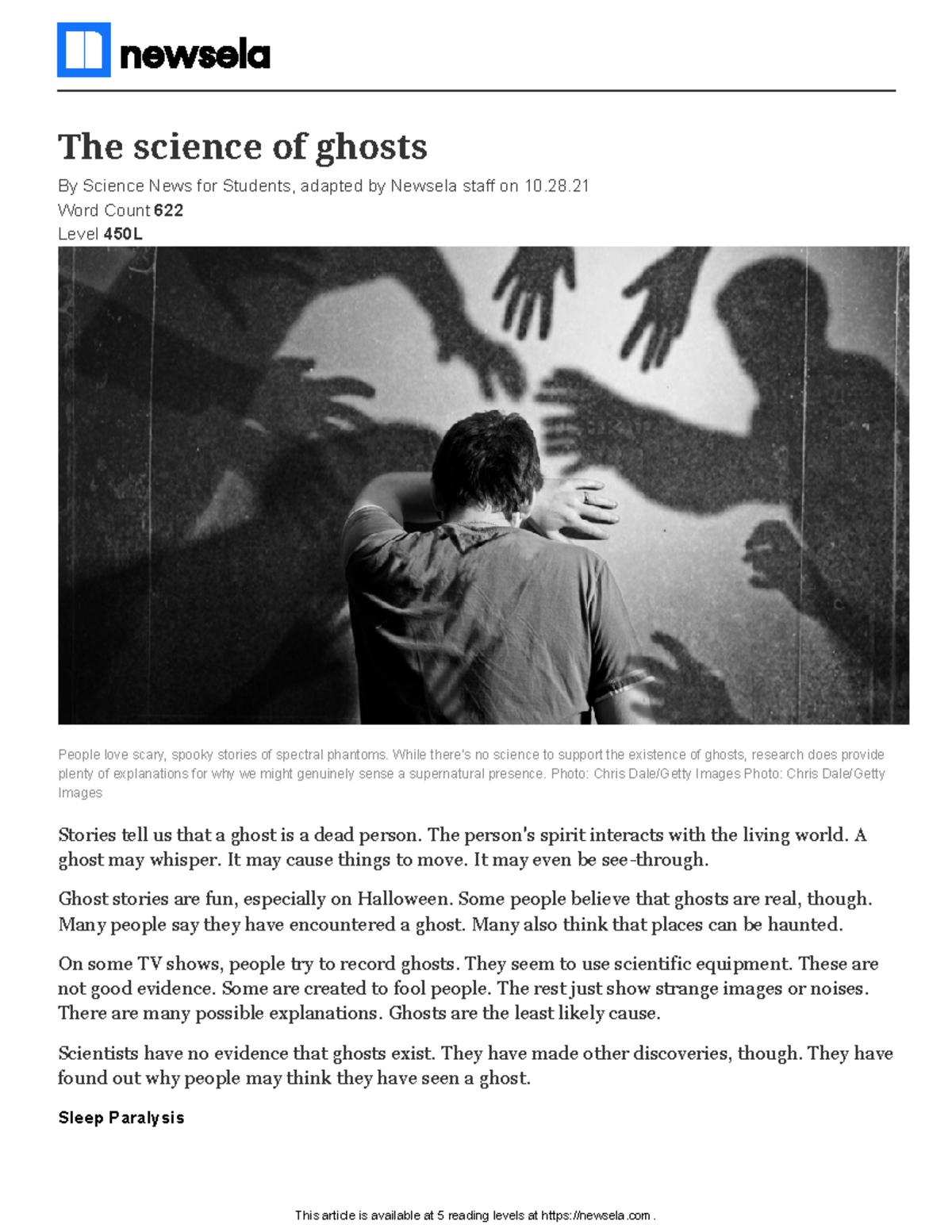 The Science of Ghosts: Understanding Spectral Phenomena - Studocu