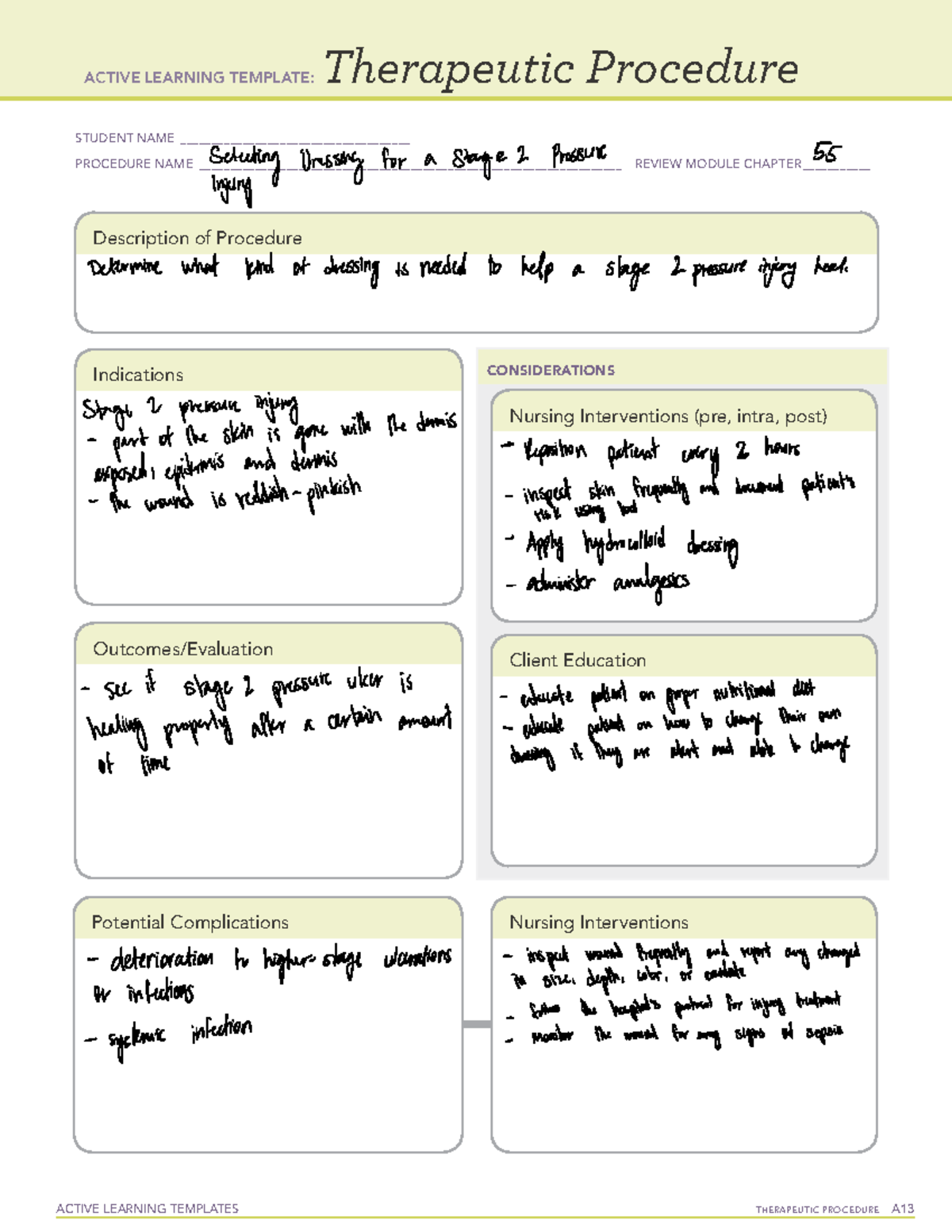 Stage 2 Pressure Injury: Therapeutic Procedure Guide and Nursing ...