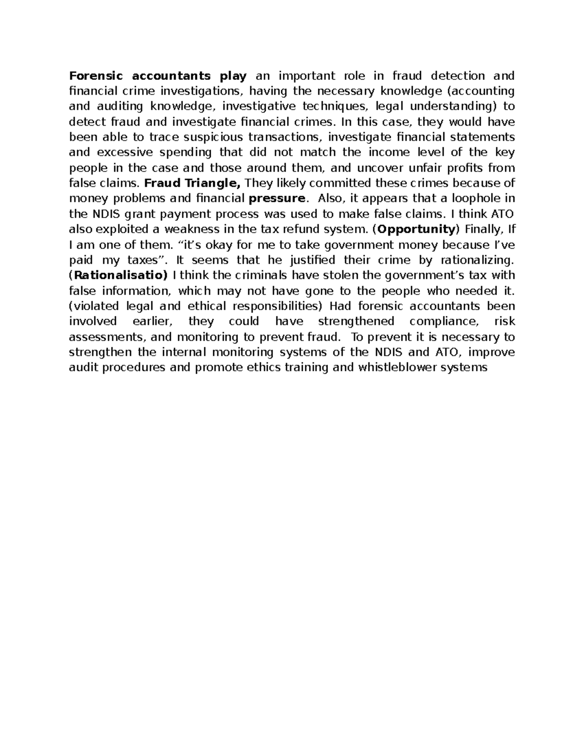Forensic Accounting in Fraud Detection: Week 1 Assignments Insights ...