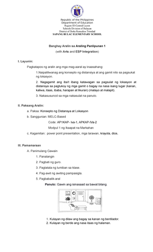 Science- DBOW Final - DBOW - MELCs Definitive Budget of Work (DBOW ...