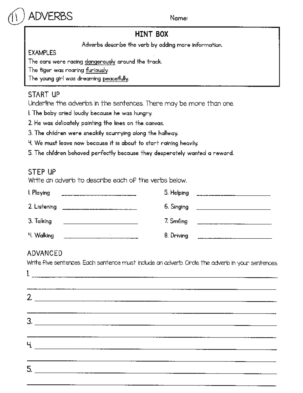 Grammar Packet 11-15: Adverbs, Adjectives, and Pronouns Guide - Studocu