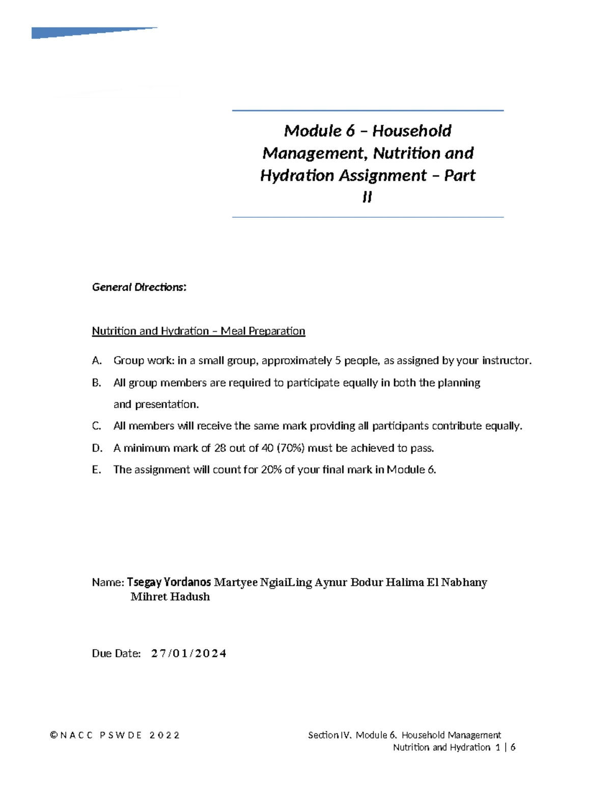 Module 5 Test - Abuse and Neglect for PSW Students - Studocu
