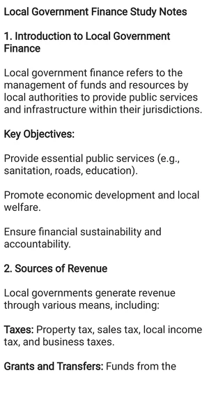Local Government Management Study Notes (LGM 101) - Studocu