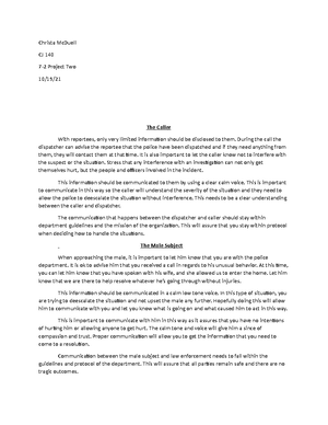 CJ140 Module 5 assignment - 5-1 Journal: Interview Strategies CJ ...