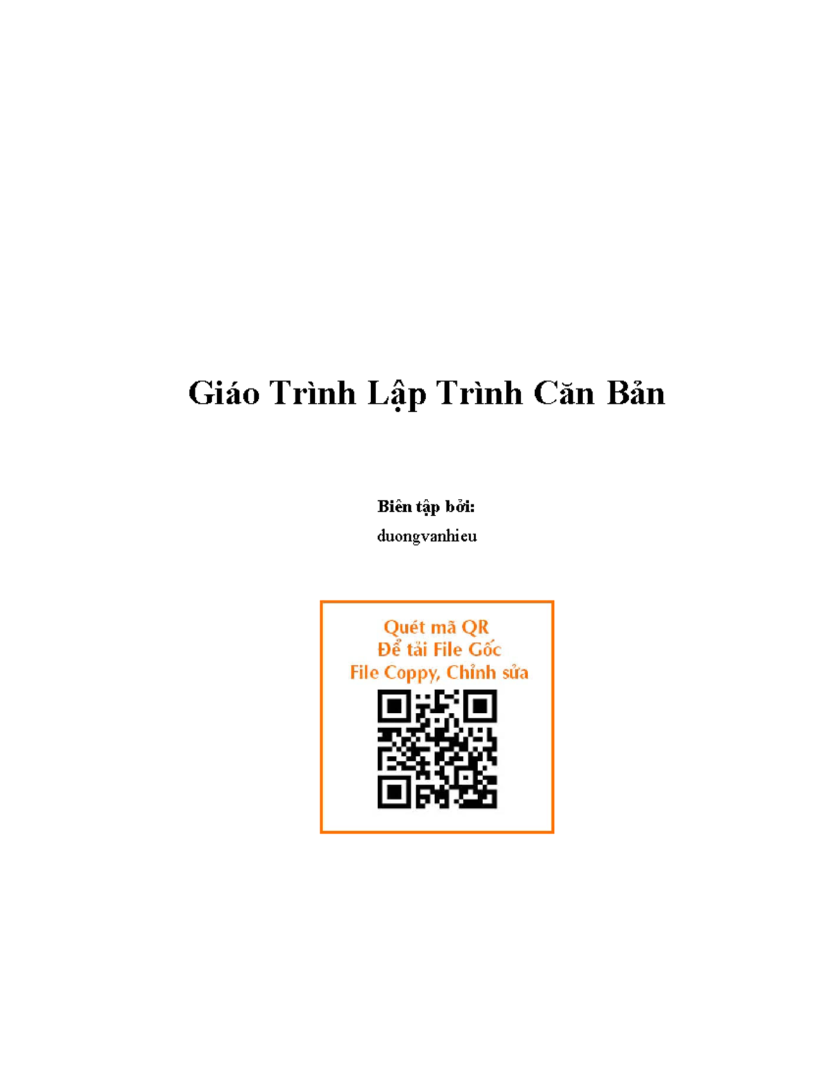 Giáo Trình Lập Trình Căn Bản - Môn C Programming (CSE101) - Studocu