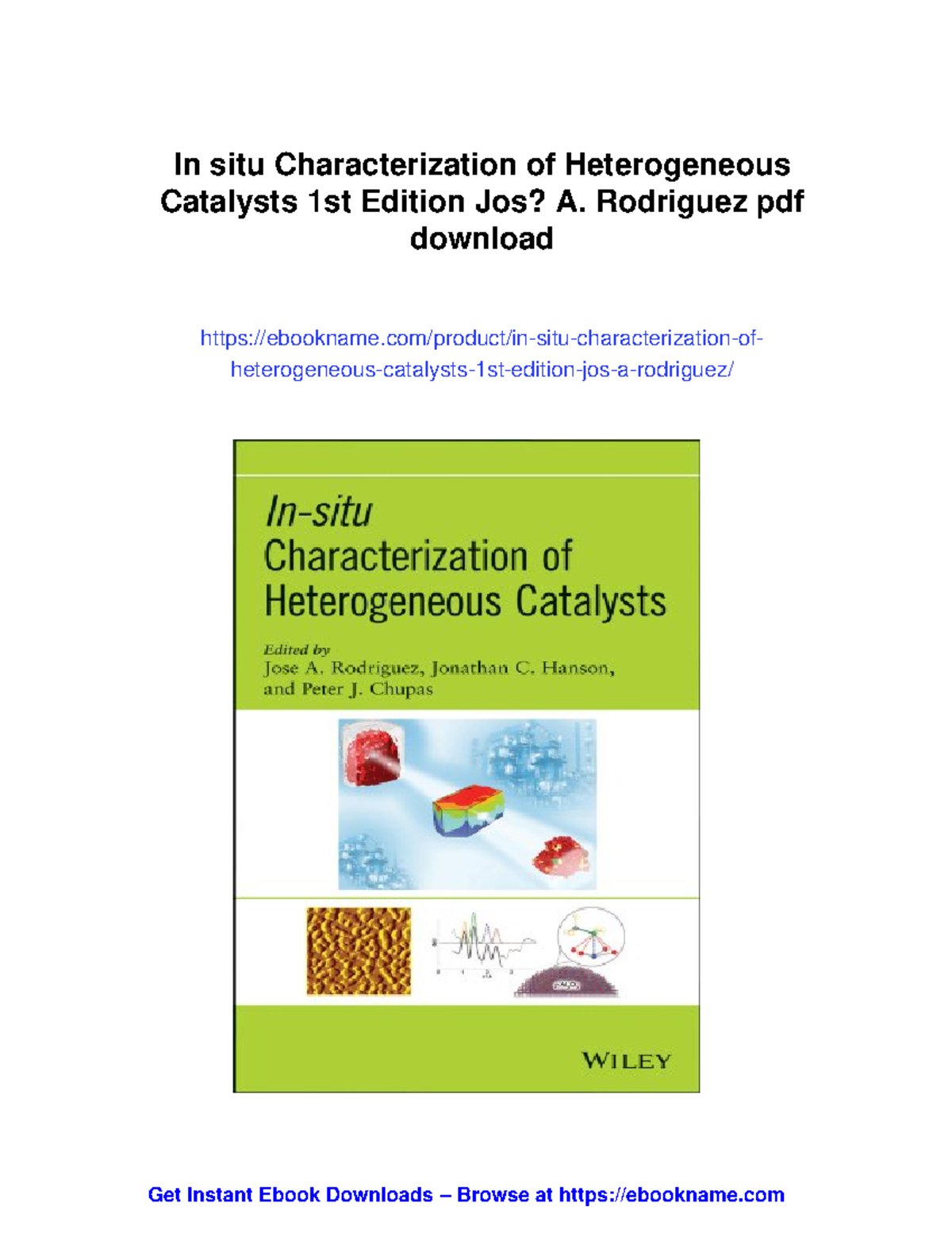 In situ characterization of heterogeneous catalysts: Techniques and ...