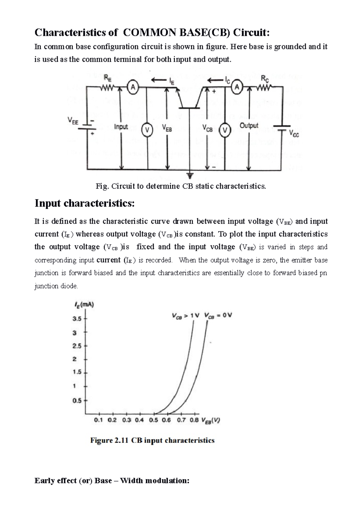 Transistor Configurations: Characteristics of CB, CE, and CC Circuits ...