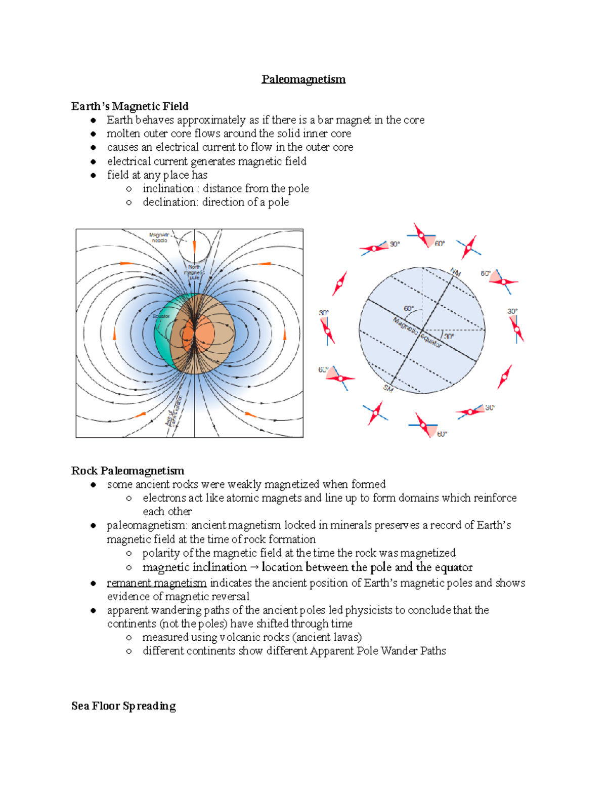 Paleomagnetism and Sea Floor Spreading: Understanding Earth's Magnetism ...