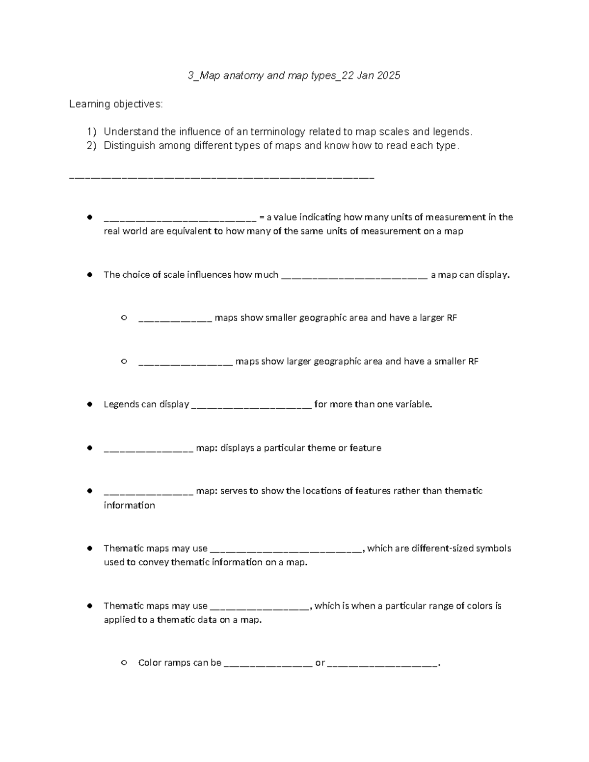 Map Anatomy and Types: Understanding Scales and Thematic Maps (GEOG 101 ...