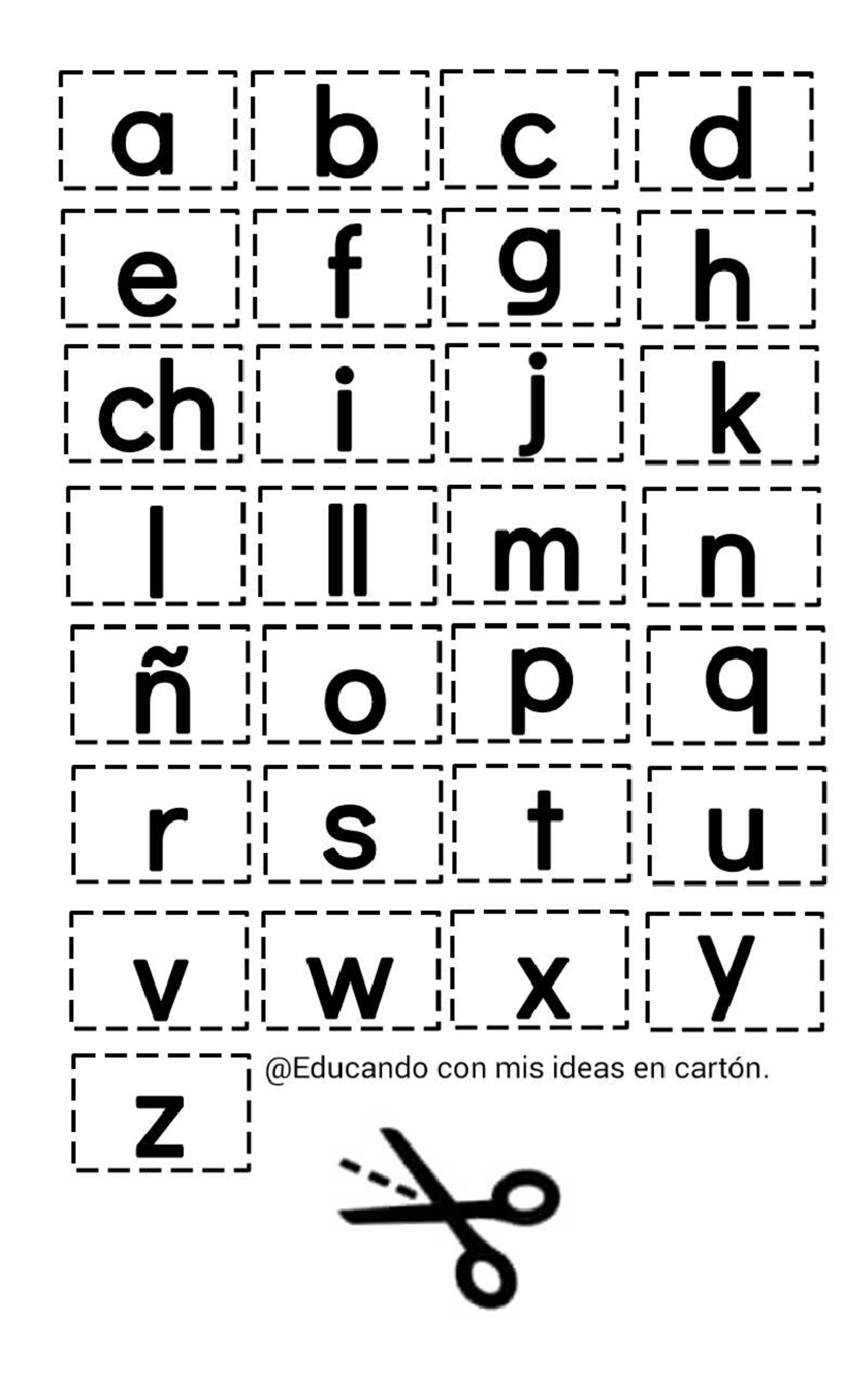 Lectoescritura: Recorte de Letras y Sílabas para Maestras - Studocu