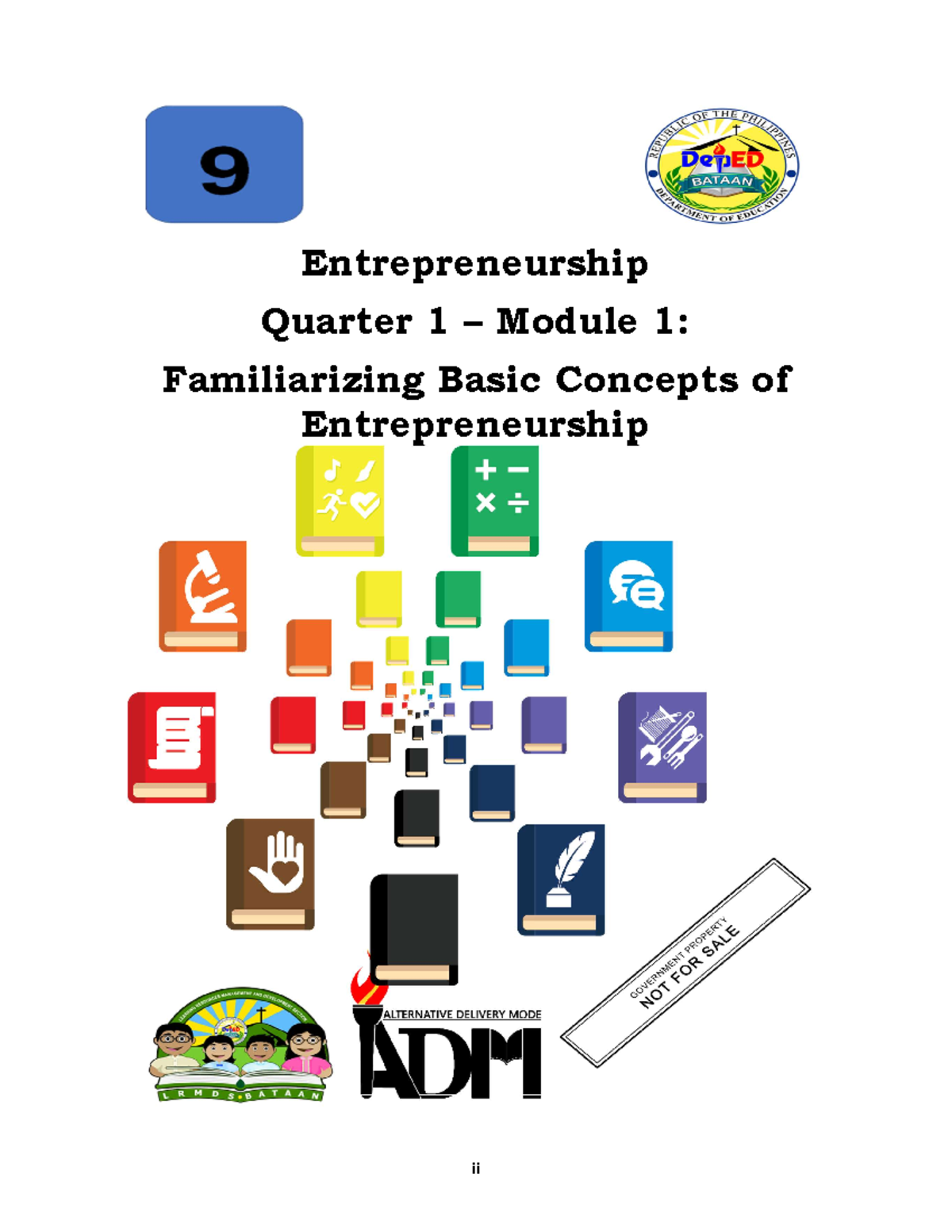Entrep-9 - Q1 Module 1: Understanding Basic Concepts of Entrepreneurship - Studocu