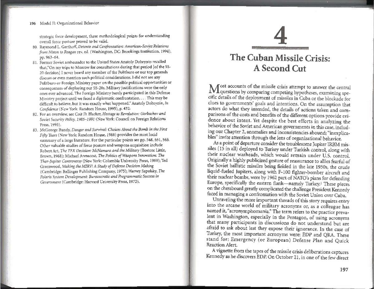 Final Exam Study Guide for Course XYZ: The Cuban Missile Crisis ...