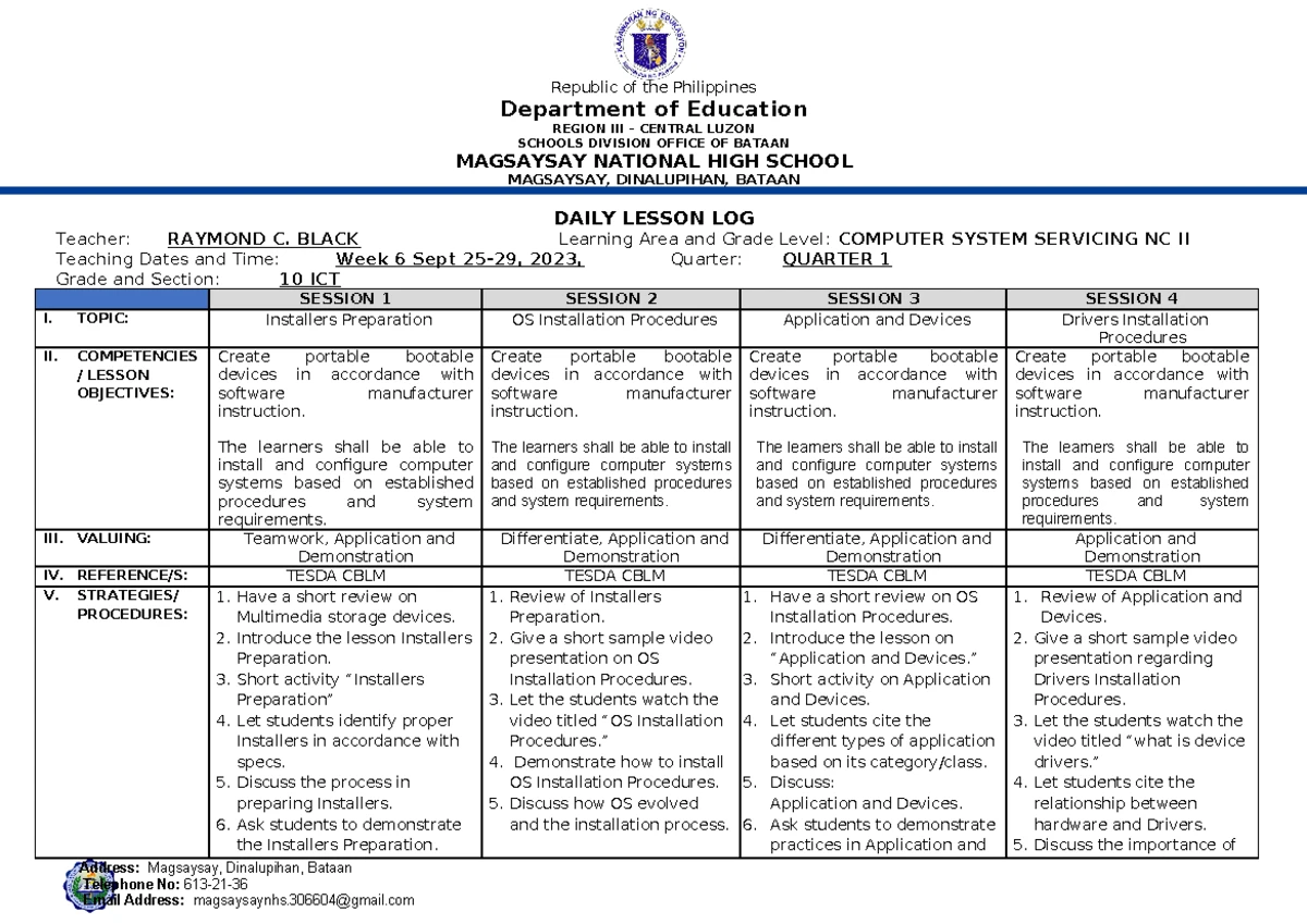 TLE Topic 2 - Key OHS Standards & 5S Methodology in ICT Environments ...