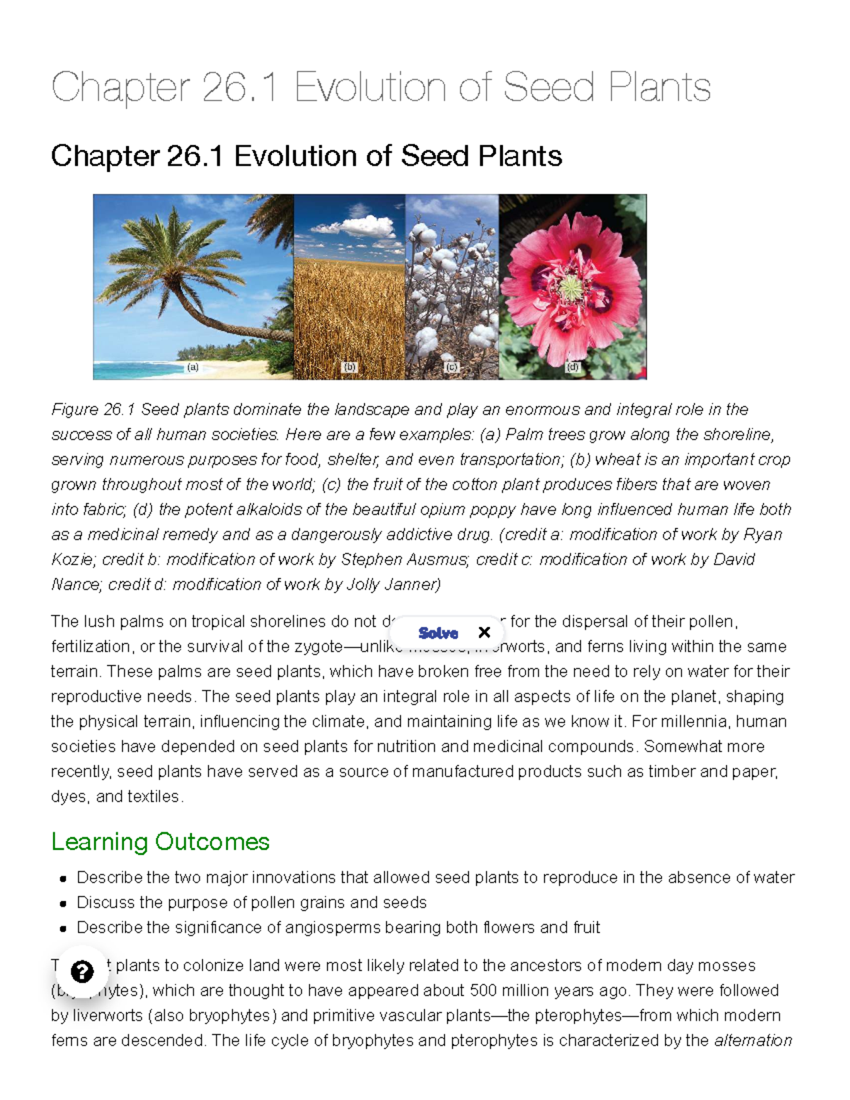 Evolution of Seed Plants: Key Features and Adaptations (BSC2011C) - Studocu