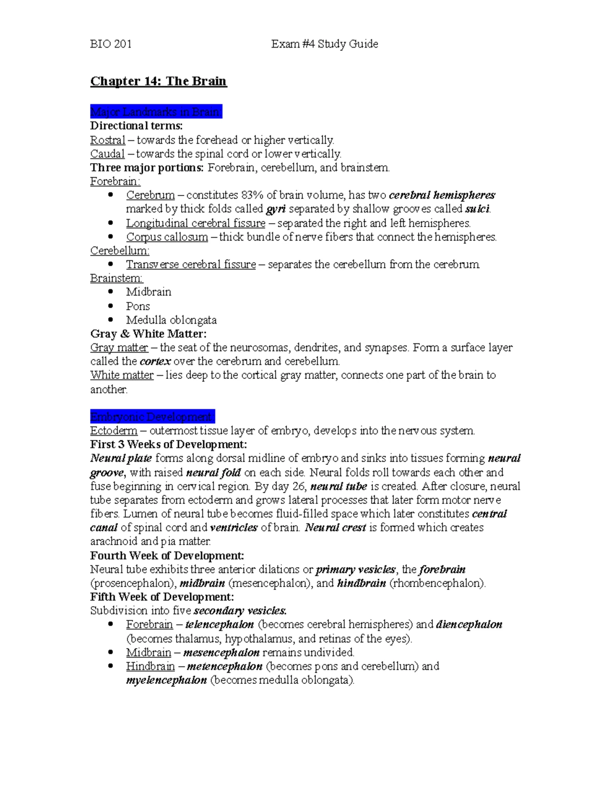 Bio 201 Lab Final Exam Study Notes: Microscopy, Genetics & Tissues ...