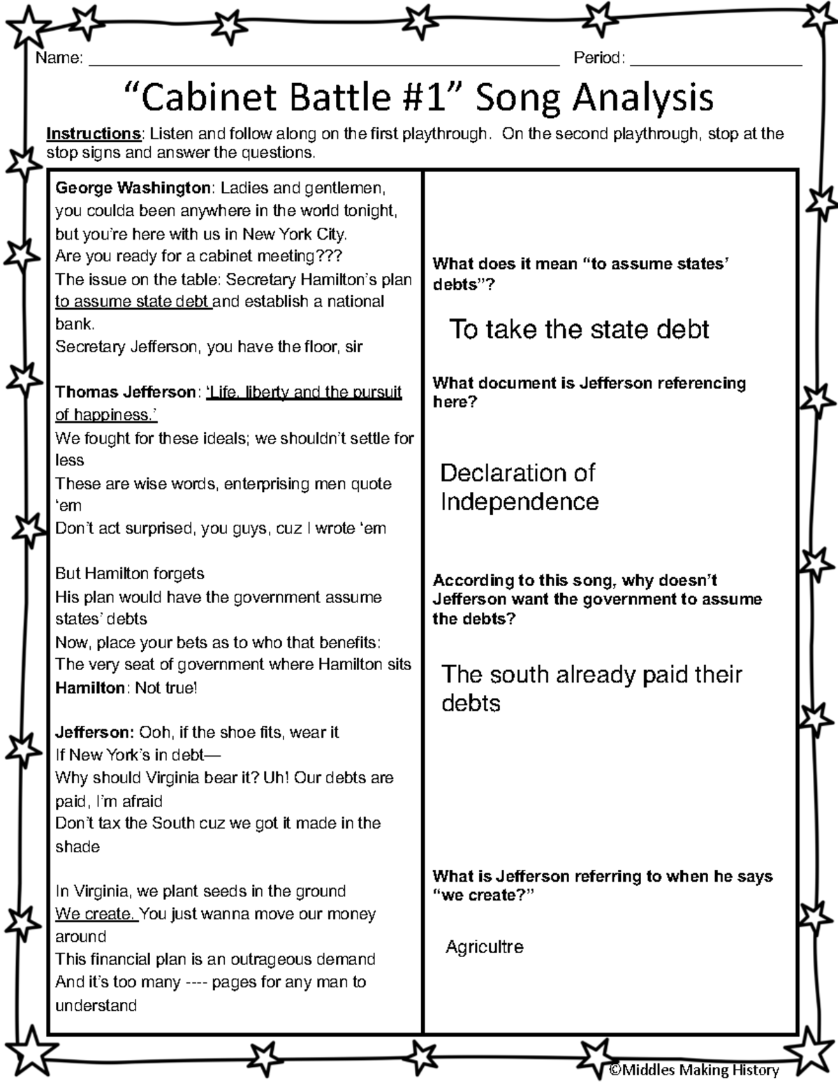 Cabinet battle 1 editable - “Cabinet Battle #1” Song Analysis George ...