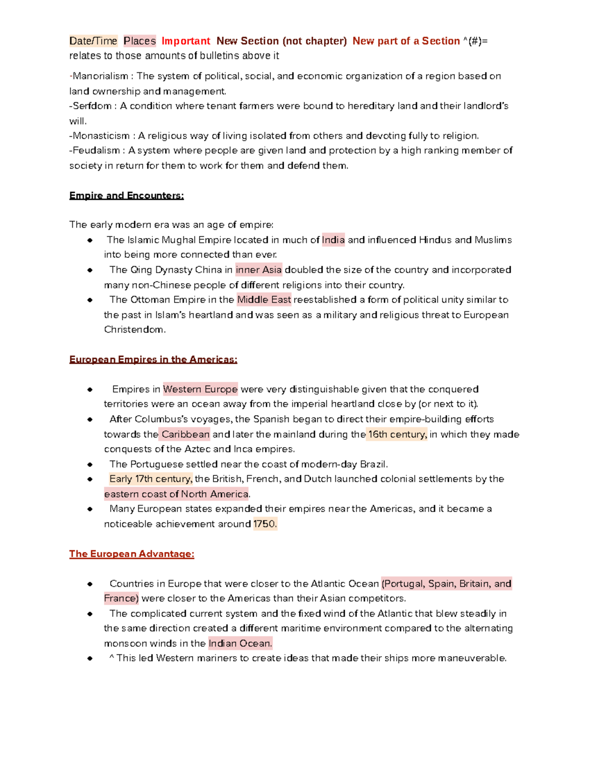 AP World Unit 5 Notes - Google Docs - relates to those amounts of ...