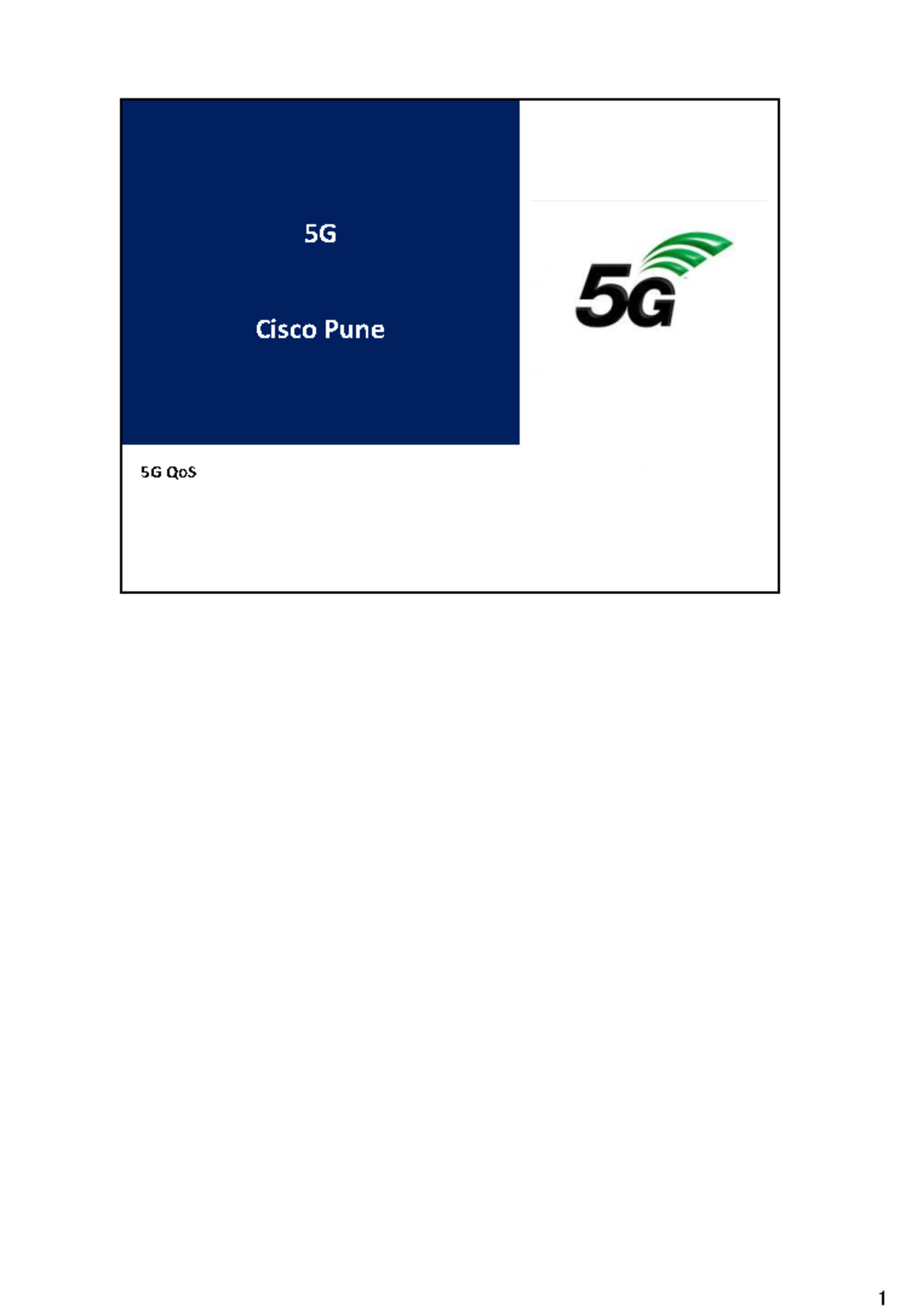 5G QoS Architecture: Understanding QFI, PDU Sessions, and DRBs - Studocu