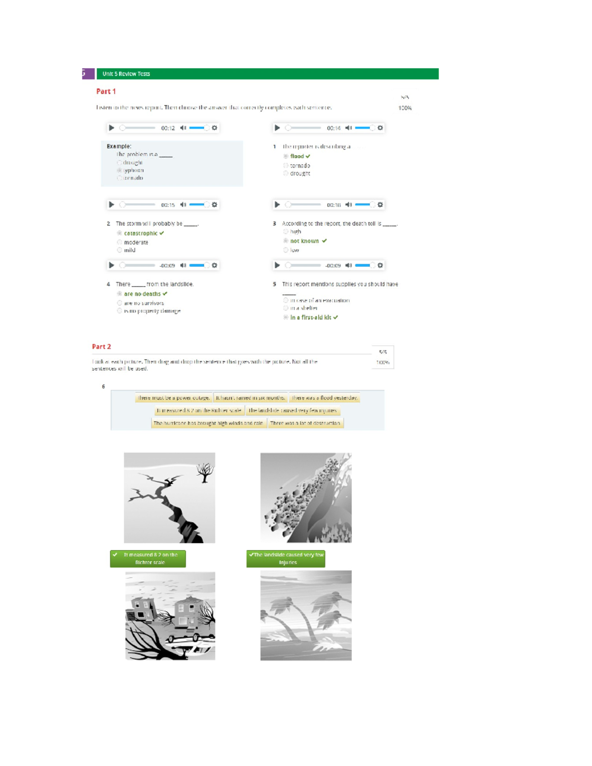 English Level 8 Unit 5 Test Study Guide - Studocu