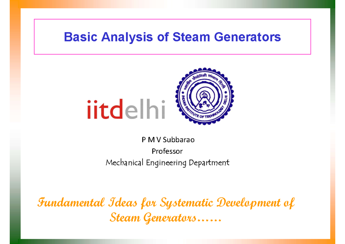 Steam-basic - Steam generation theory in real equipments, thermodynamic ...