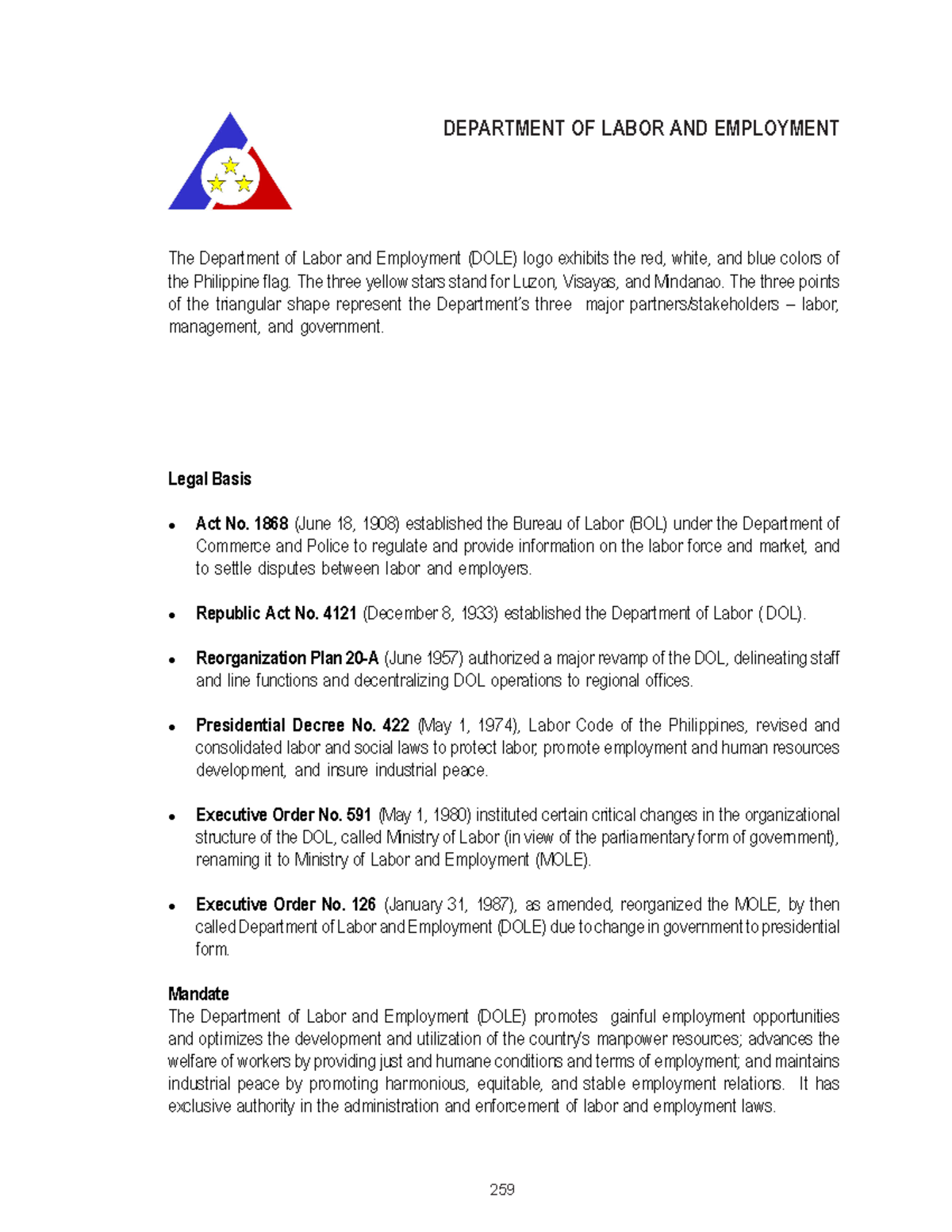 DOLE - Final Exam Summary on Corporate Law Guidelines - Studocu