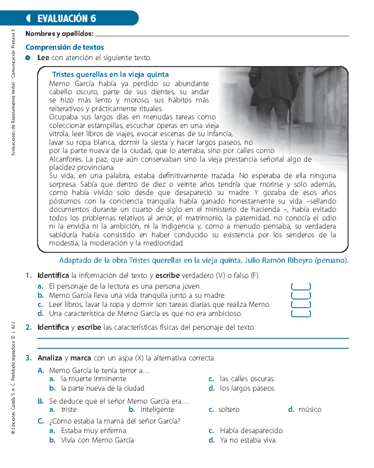 Evaluación RV Unidad 6 - DESARROLLA - Evaluaciones de Razonamiento ...