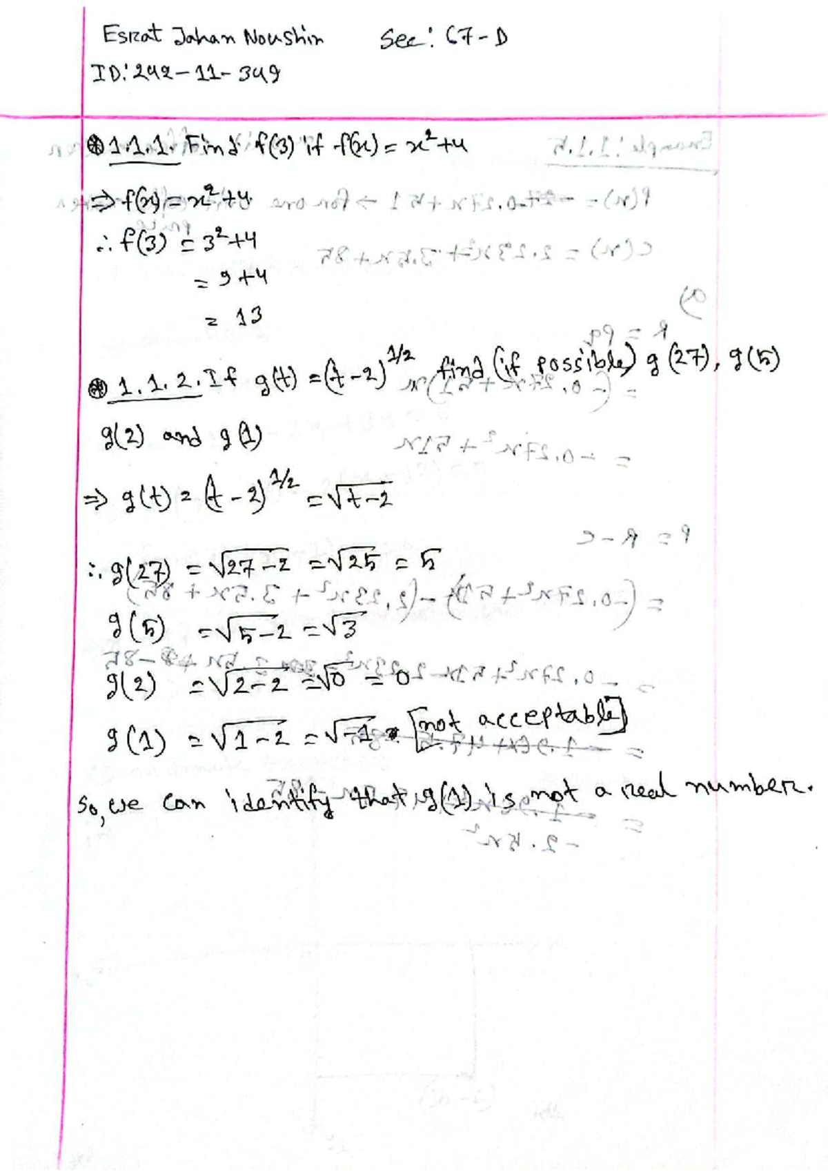 Math 349: Function Analysis and Limits - Exam Review Notes - Studocu
