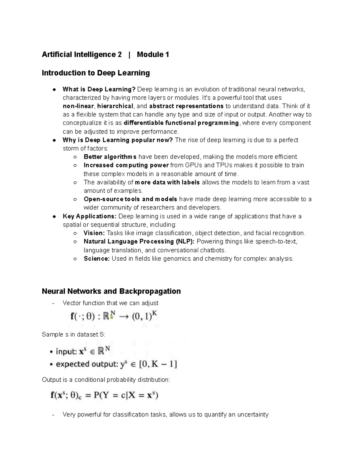 AI2 Module 1 - Introduction to Deep Learning Concepts and Applications ...