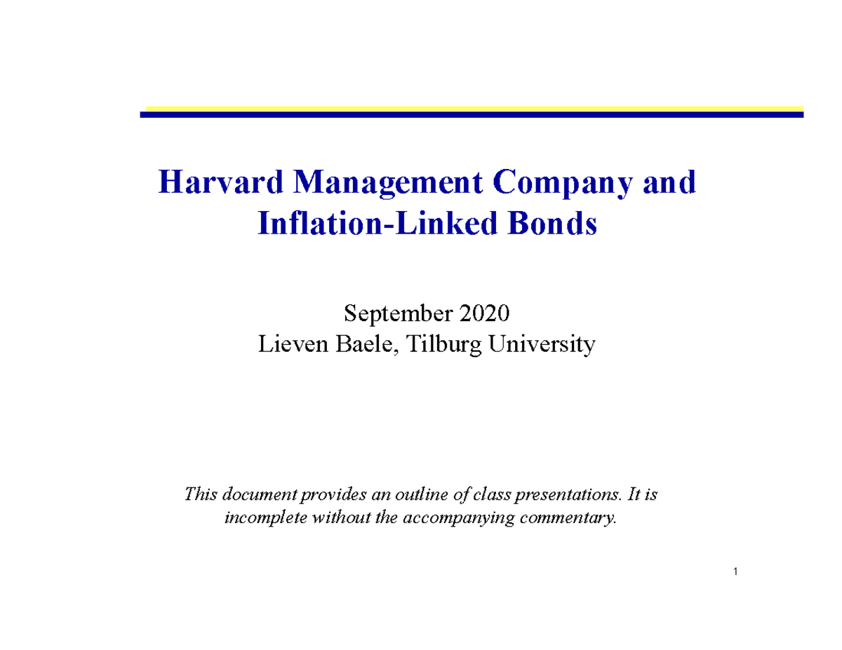 Harvard Endowment Fund Case Study: Strategic Asset Allocation Insights ...