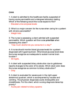 Chapter 23 vascular disorders - Chapter 23: Management of Patients with ...