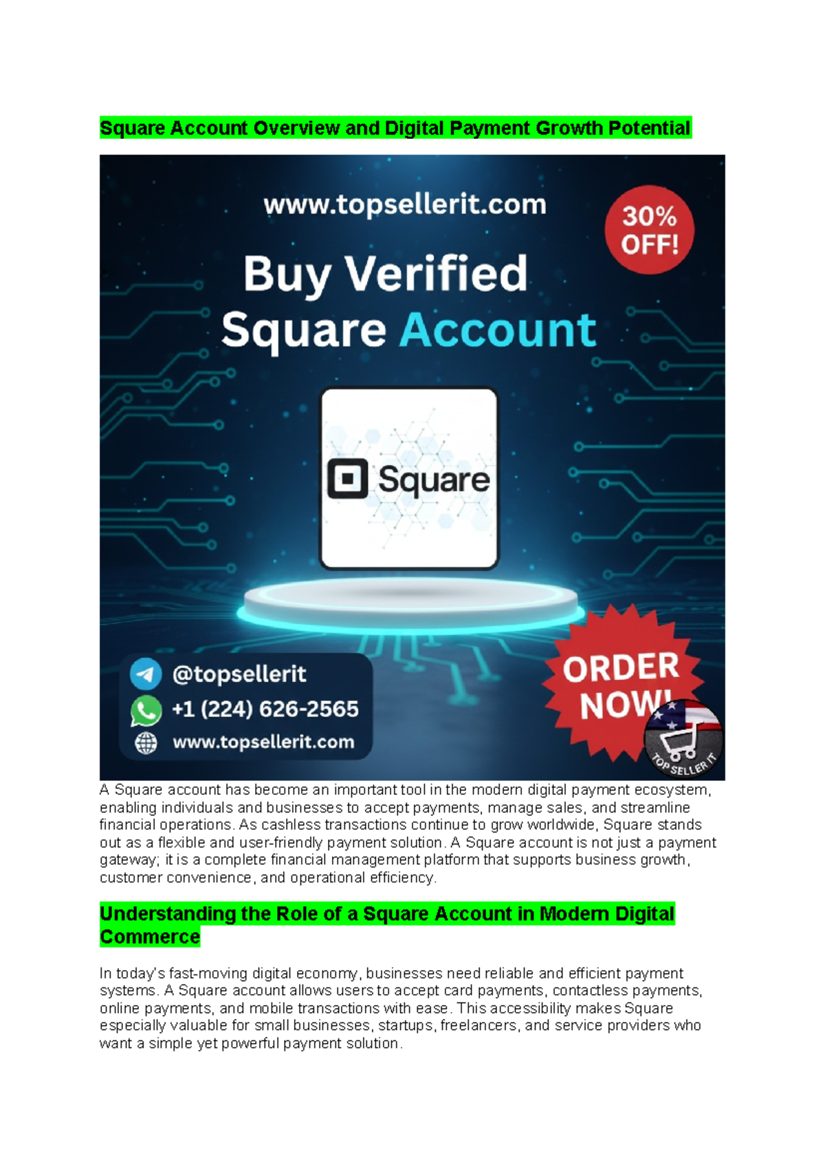Square Account Overview: Unlocking Digital Payment Growth Potential ...