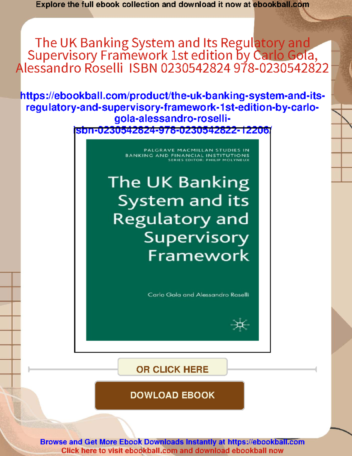 The UK banking system and its regulatory framework: 1st edition notes ...