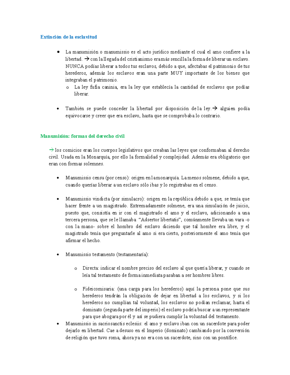 Manumisión y Esclavitud en el Derecho Romano: Un Estudio Detallado ...