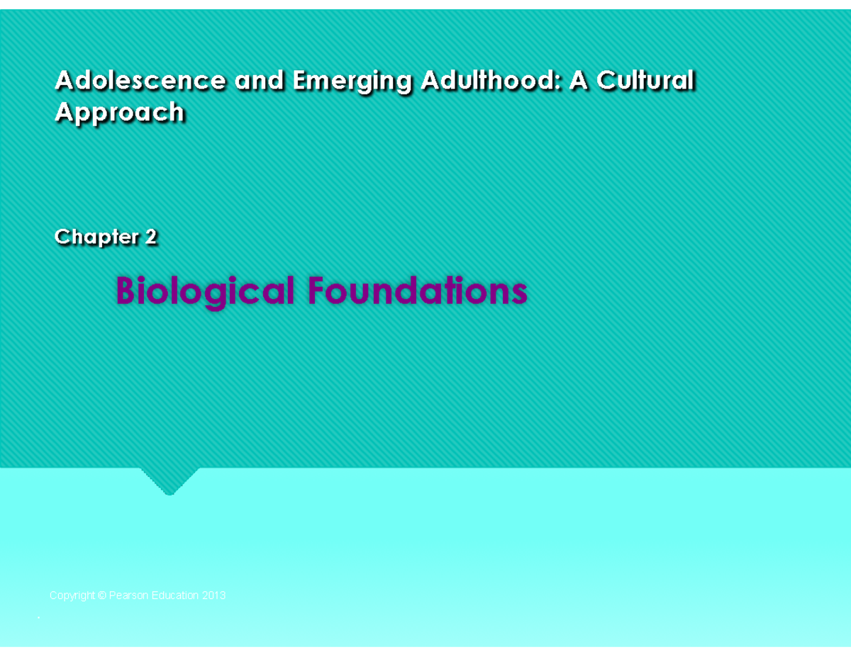 Biological Foundations of Adolescence: Chapter 2 Insights (PSY 201 ...