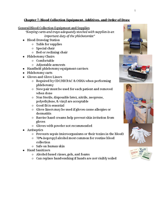 Phlebotomy Chapter 1 Workbook Answer Key & Practice (PHT 101) - Studocu