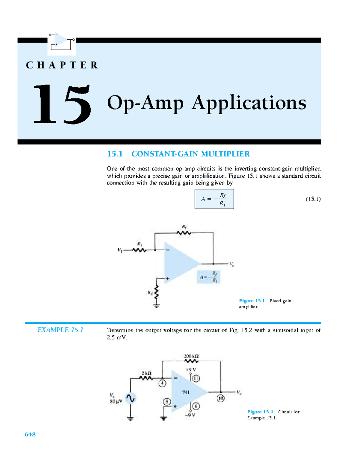 BOY DEV CHAP 15 - Applications of Multipliers and Amplifiers - Studocu