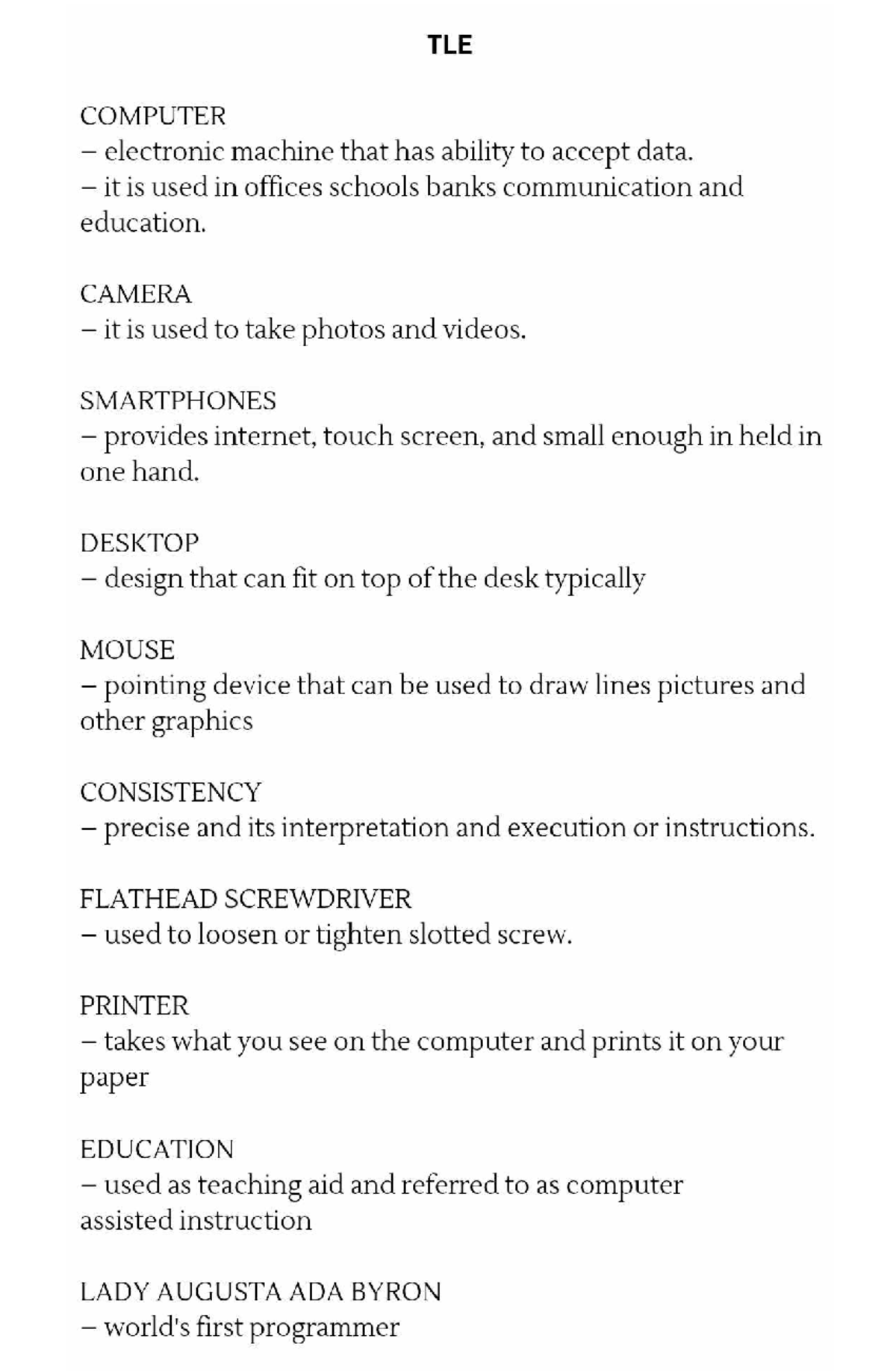TLE - dasfafasfasfaffasfasfsa - TLE COMPUTER electronic machine that ...