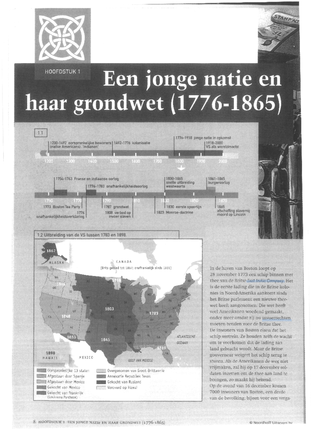 4V, Hoofdstuk 1: De VS en Burgerrechten (1776 - 1865) - Studeersnel