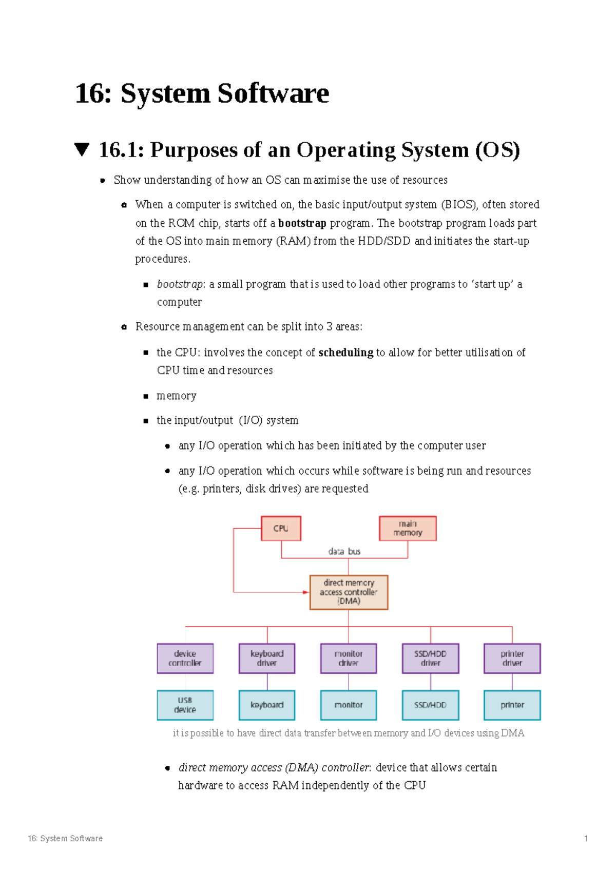 Chapter 16: System Software Overview and Key Concepts - Studocu